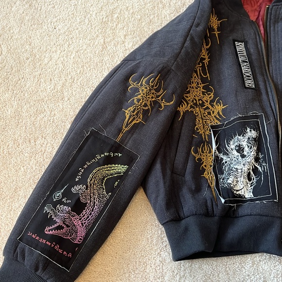 Drop Dead | Jackets & Coats | Drop Dead Clothing Hymn Bomber Jacket ...